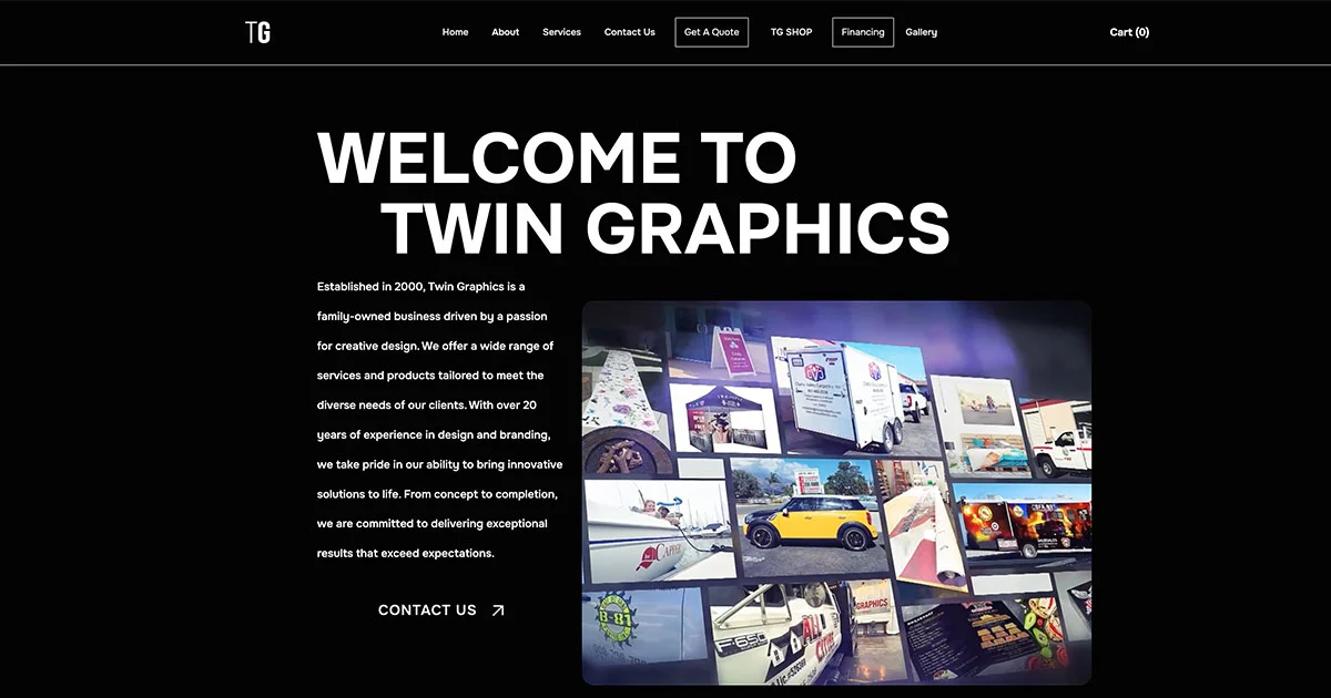 About - Twin Graphics