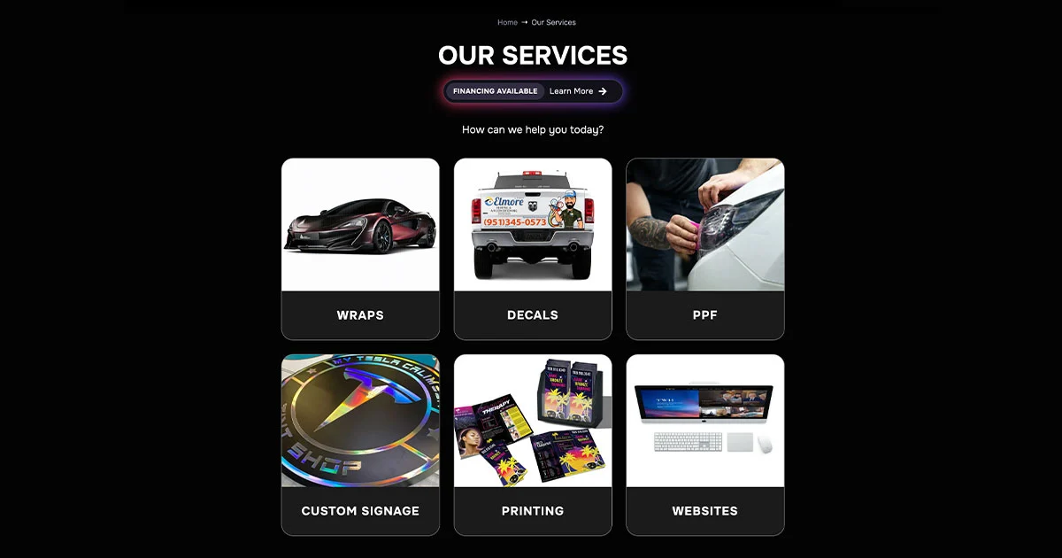 Services - Twin Graphics