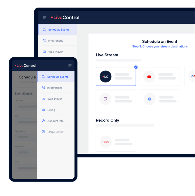 LiveControl | Remote Video Production, Made Easy