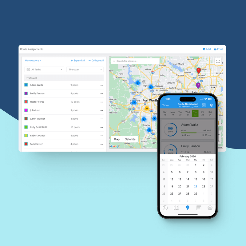 Skimmer Pool Service Software for Small Businesses