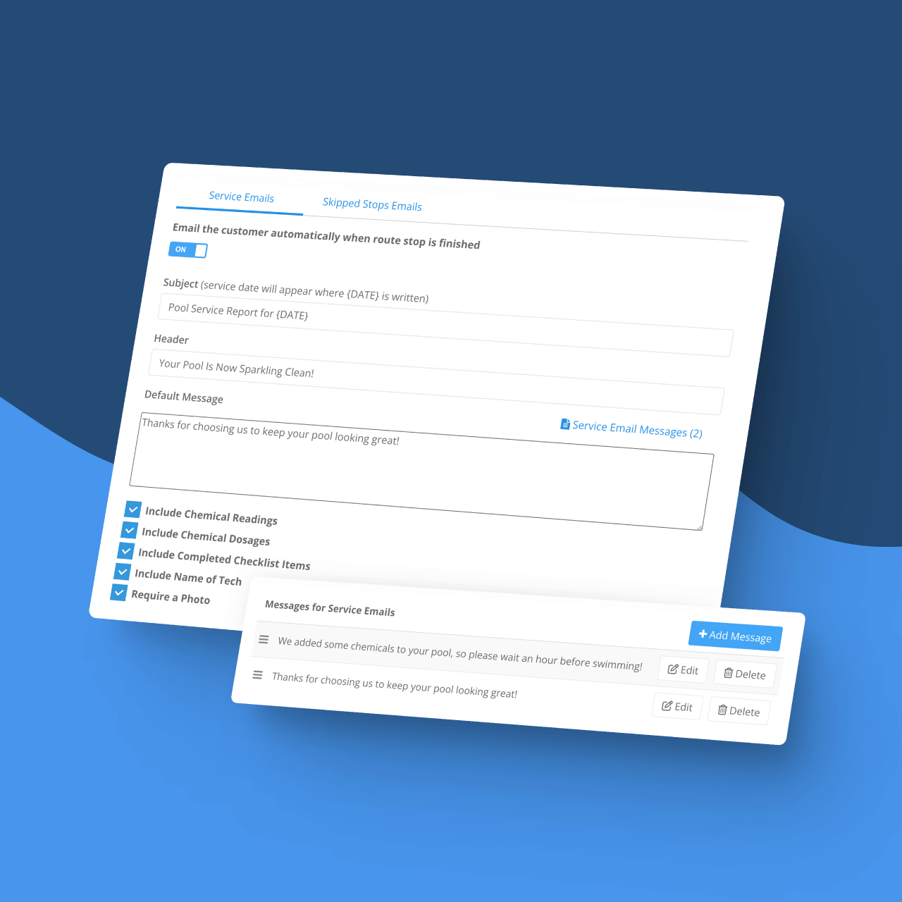 Skimmer Pool Service Software Features for Clients