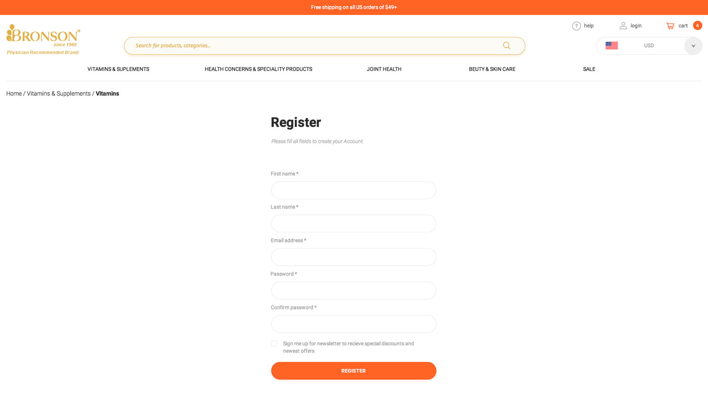 Bronson Vitamins - Merixstudio Clients