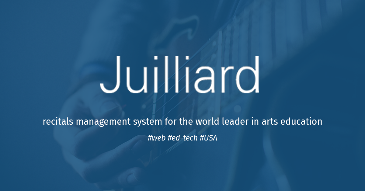Juilliard RMS - Merixstudio Clients