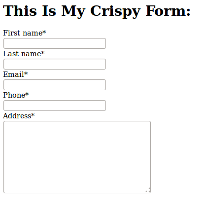 Django Crispy Forms - what are they about?