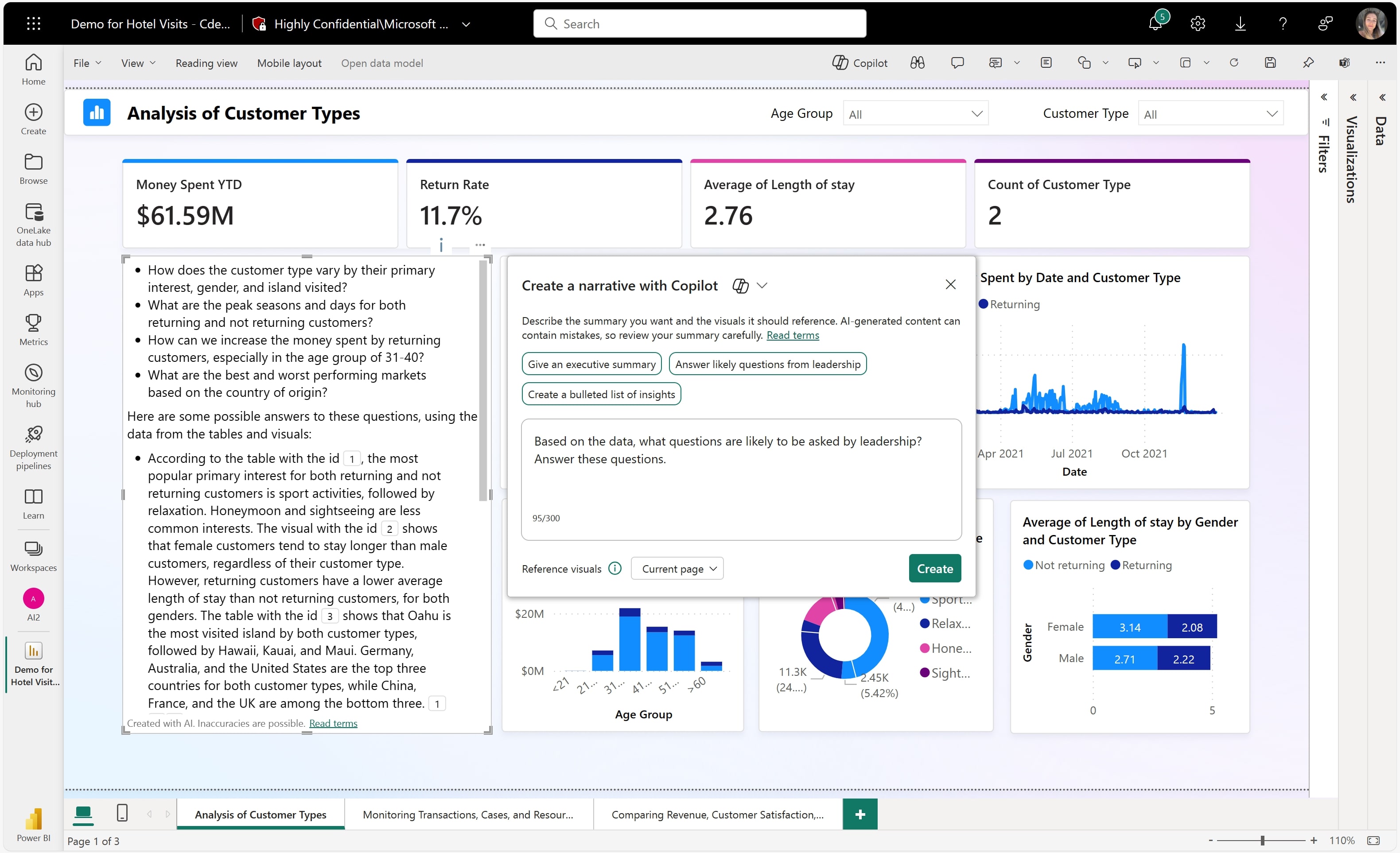 Panoramica di Microsoft Copilot in Power BI