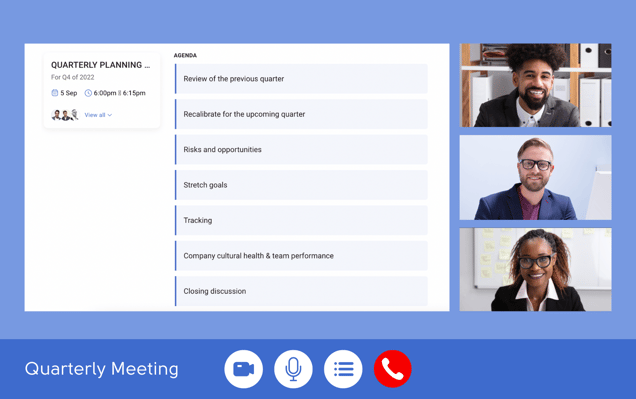 How to Plan Essential & Productive Team Meetings | Sync - Webflow HTML ...