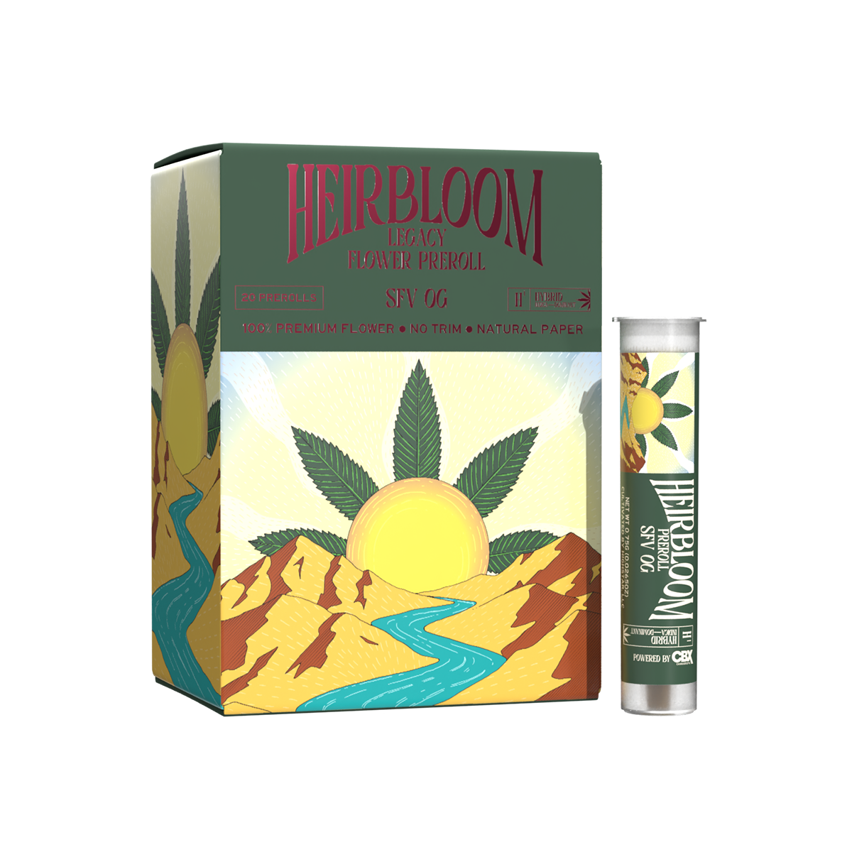 Premium Flower Prerolls | HEIRBLOOM • LEGACY FLOWER