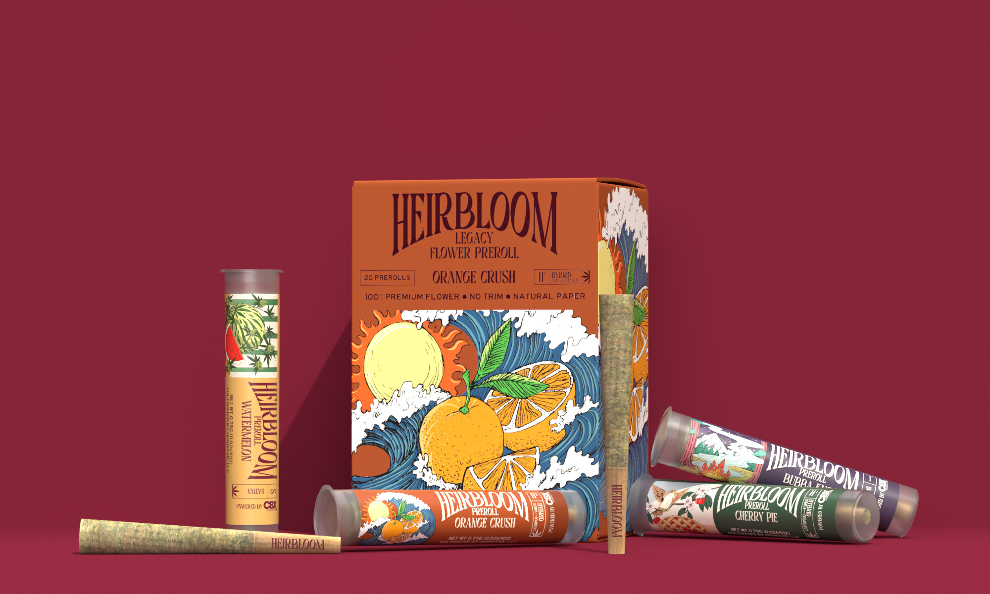 Premium Flower Prerolls | HEIRBLOOM • LEGACY FLOWER
