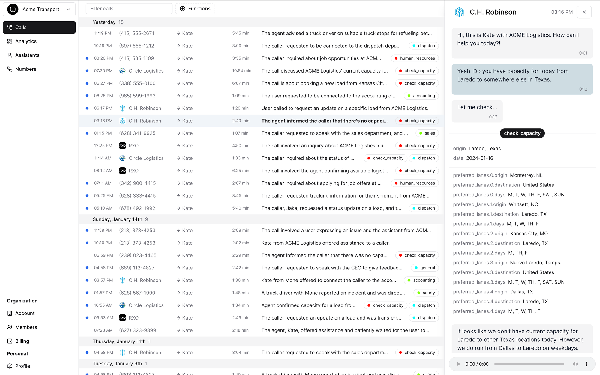 Happyrobot.ai - Automate your phone calls with AI