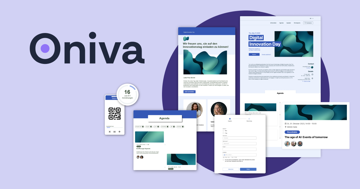 Oniva - Event Management Software für Organisationen