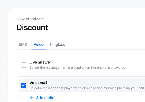 Ringless Voicemail – Call Loop