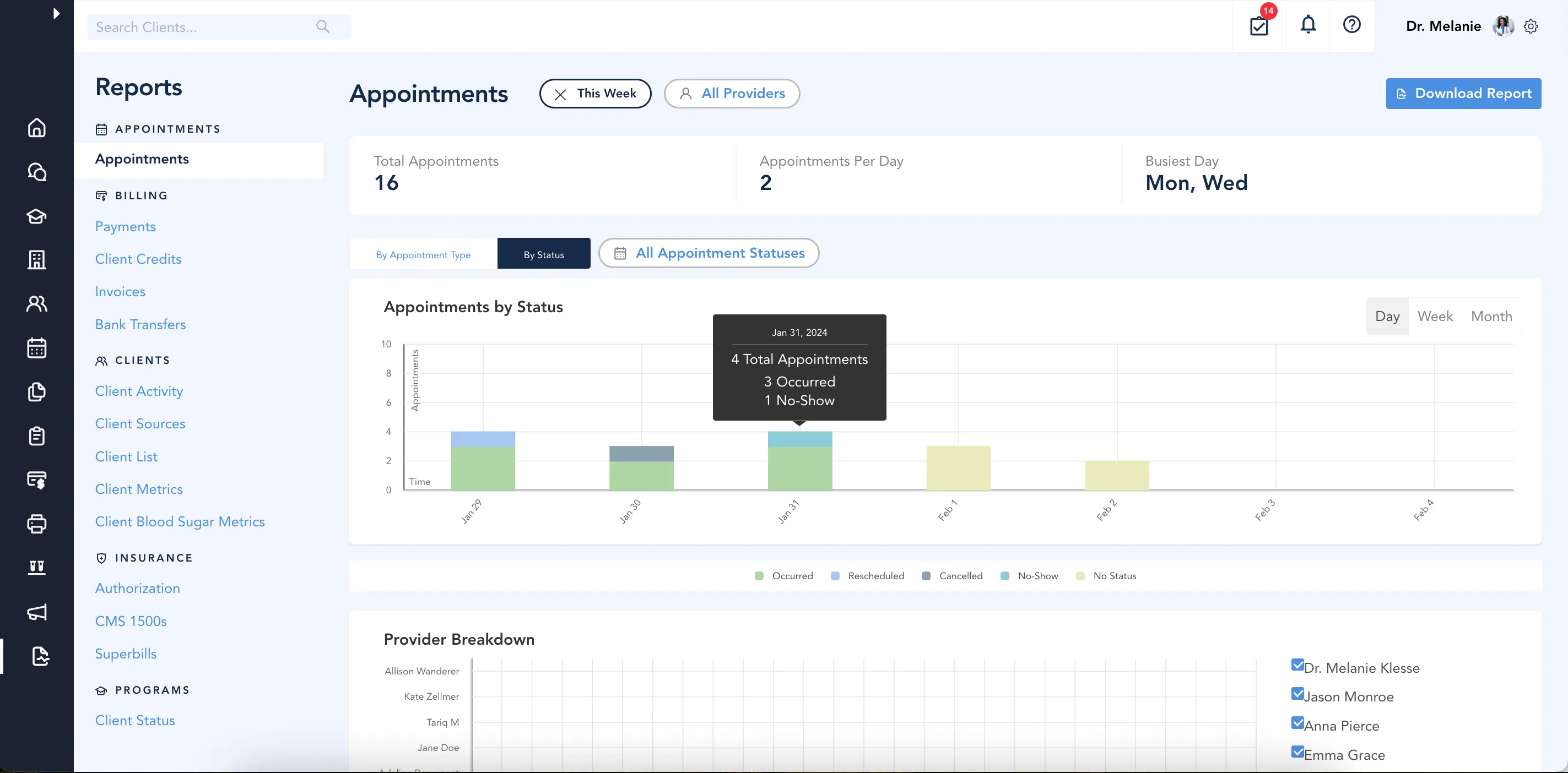 EHR Reporting & Analytics for Healthcare | Healthie