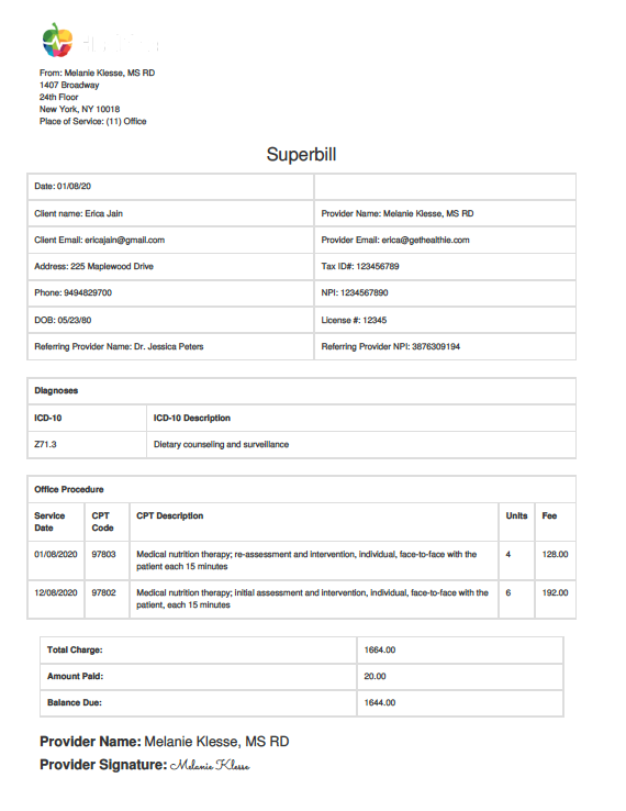 What Is A CMS 1500 & Superbill for Insurance? | Healthie