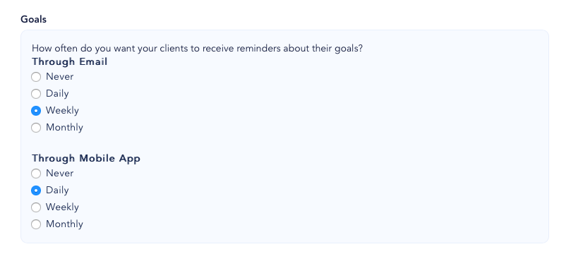 Creating & Tracking Health Goals for Clients | Healthie