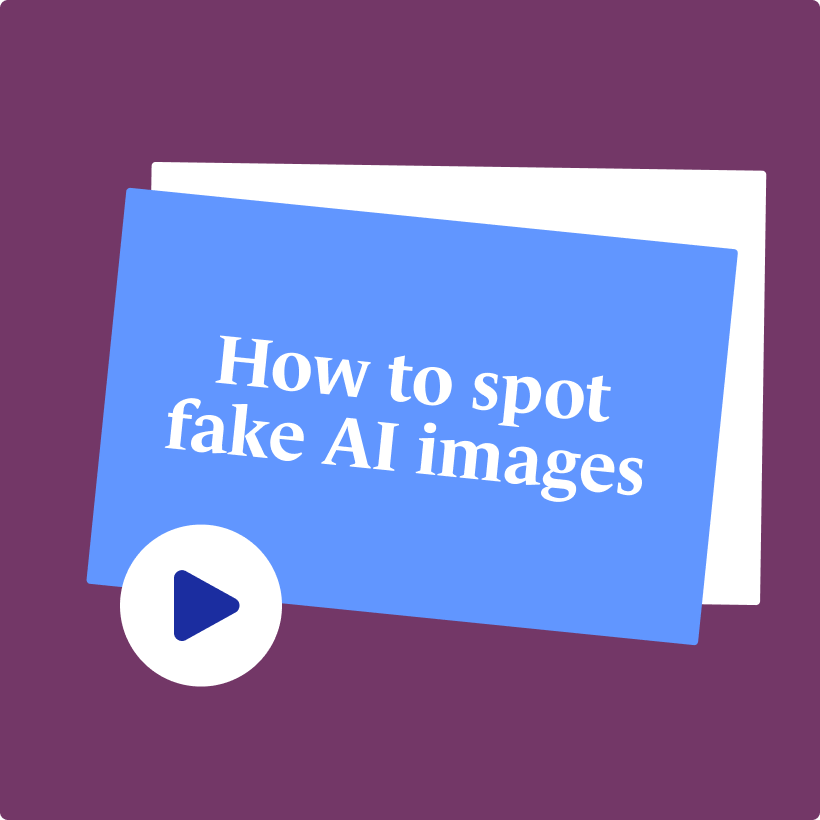 How to spot fake AI images