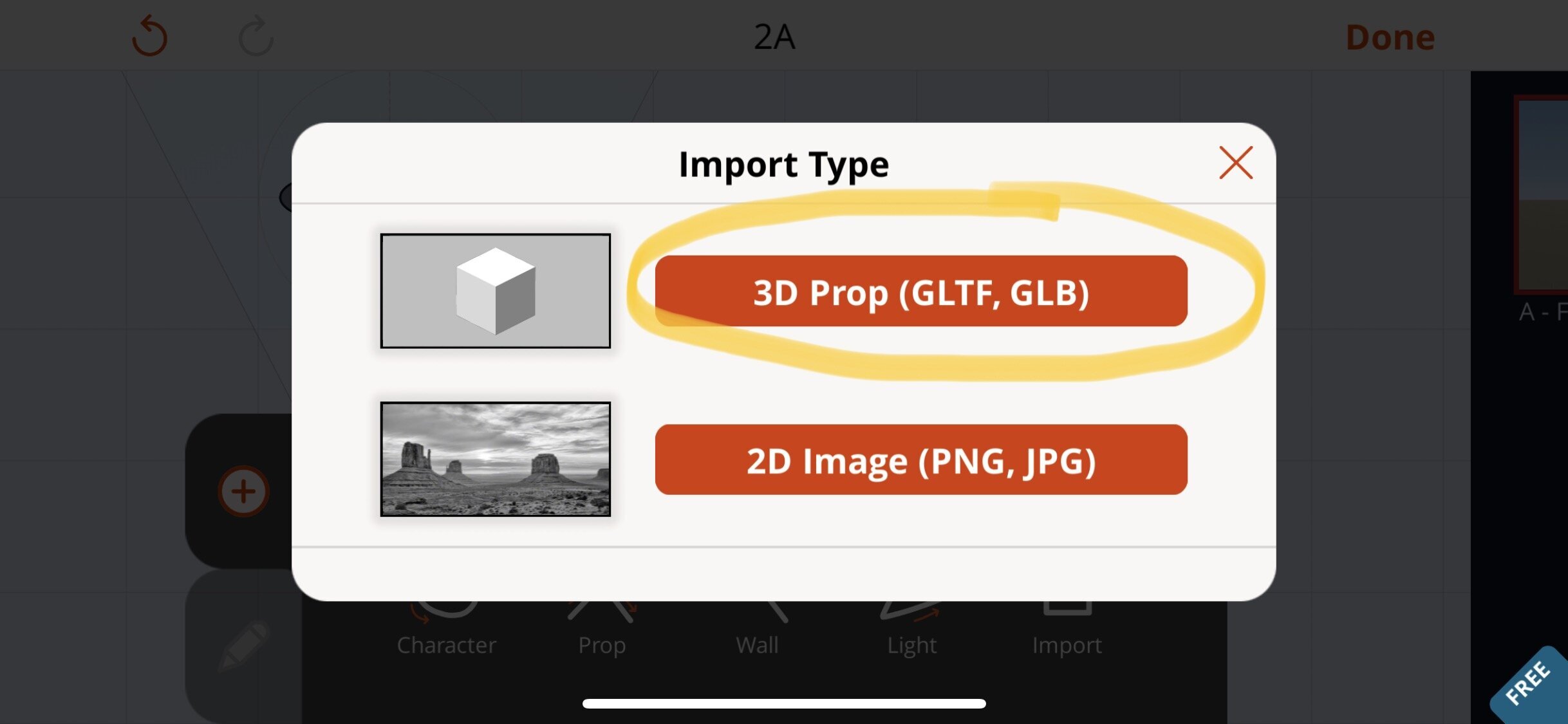 3D Props in Previs Pro
