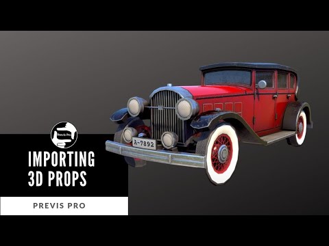 3D Props in Previs Pro
