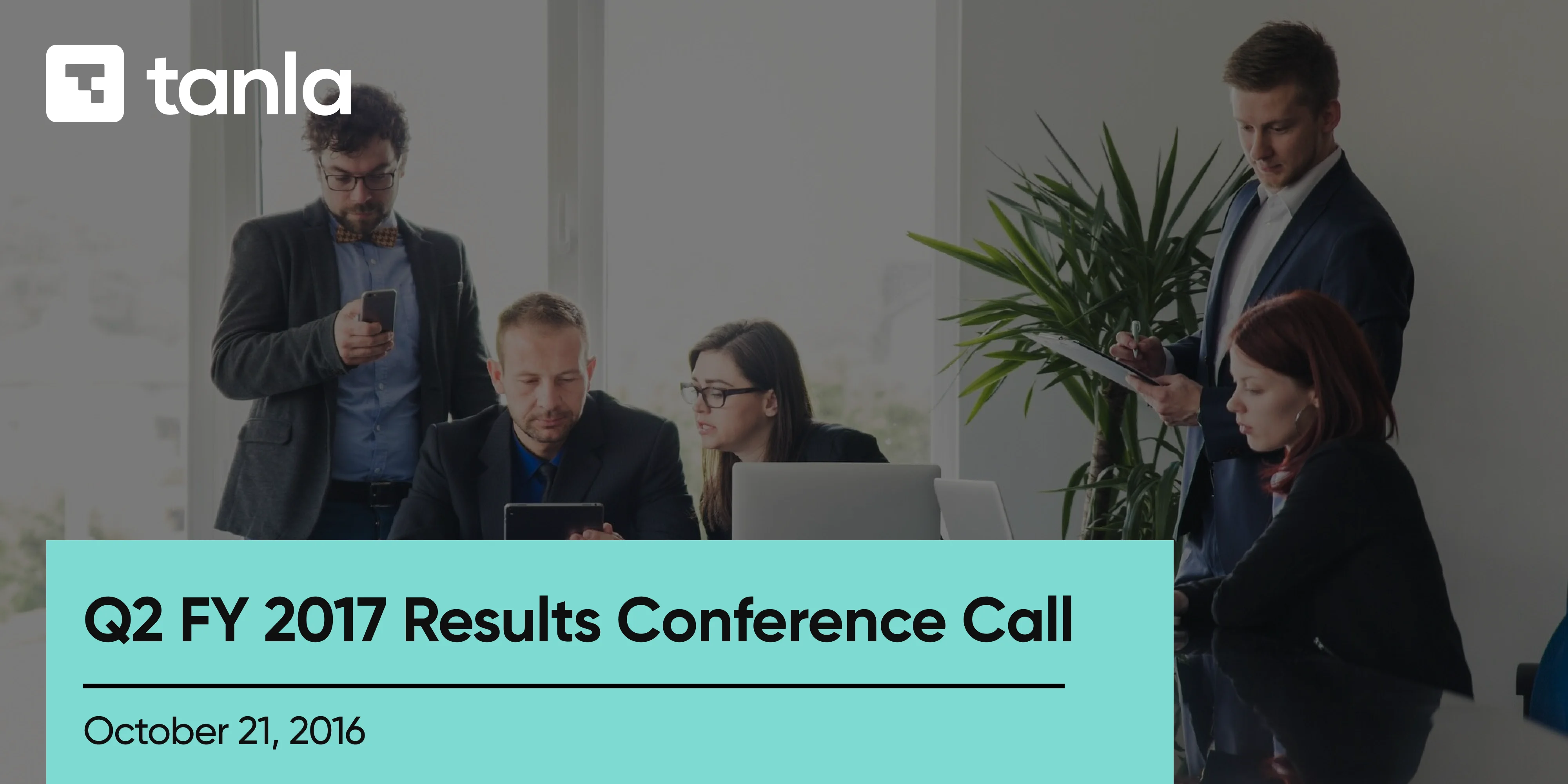 Transcript of Investor call