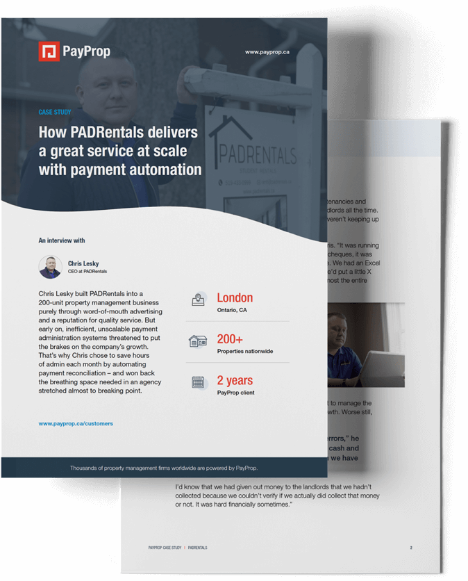 How PADRentals delivers a great service at scale with payment ...