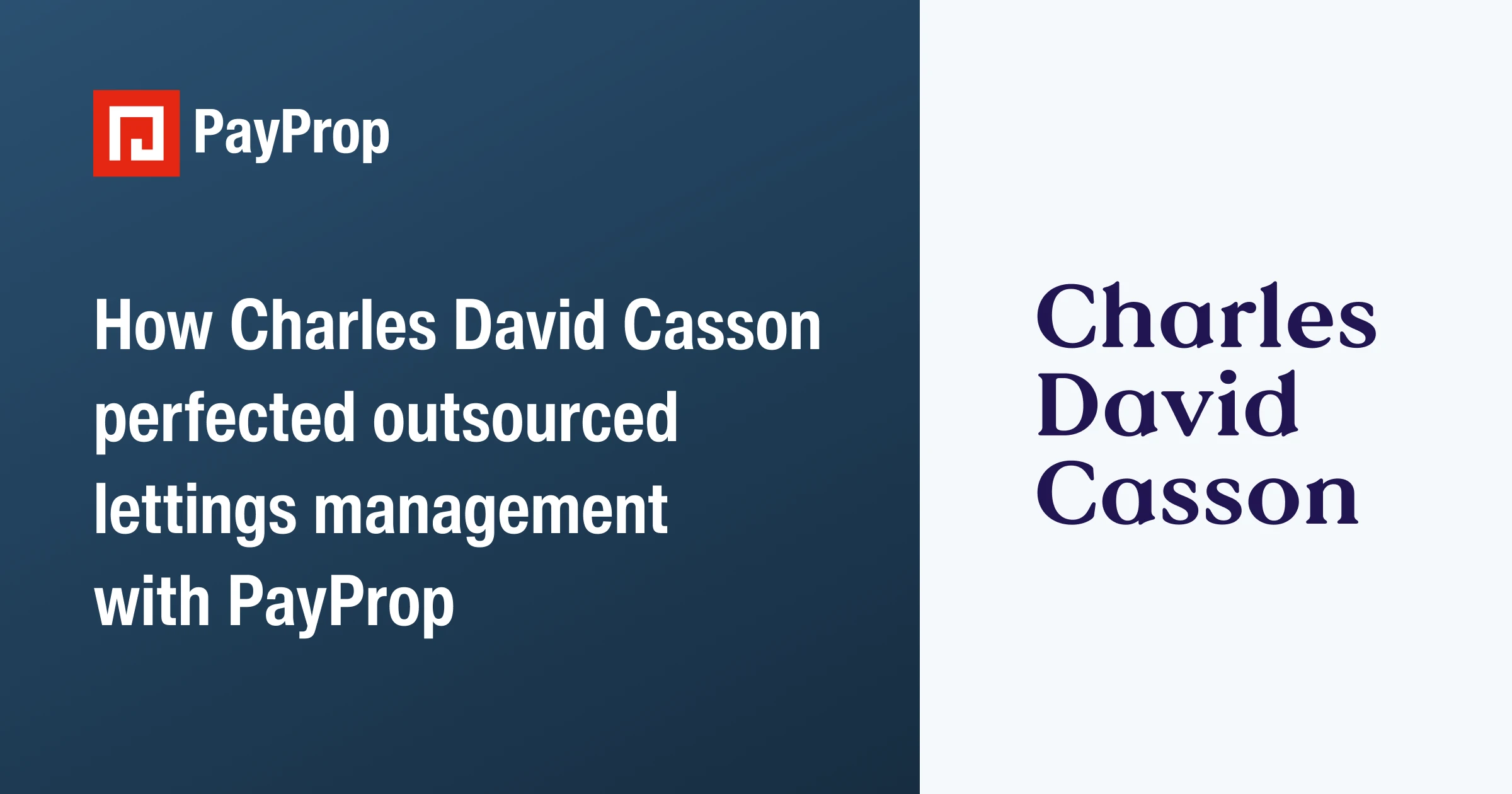 How Charles David Casson perfected outsourced lettings management with ...