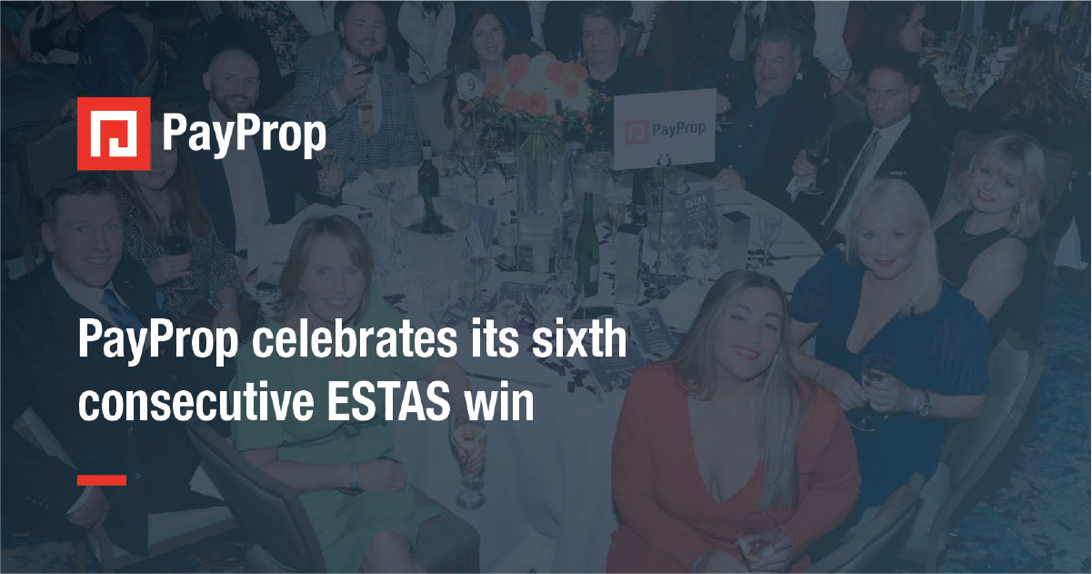 PayProp celebrates its sixth consecutive ESTAS win - PayProp Blog