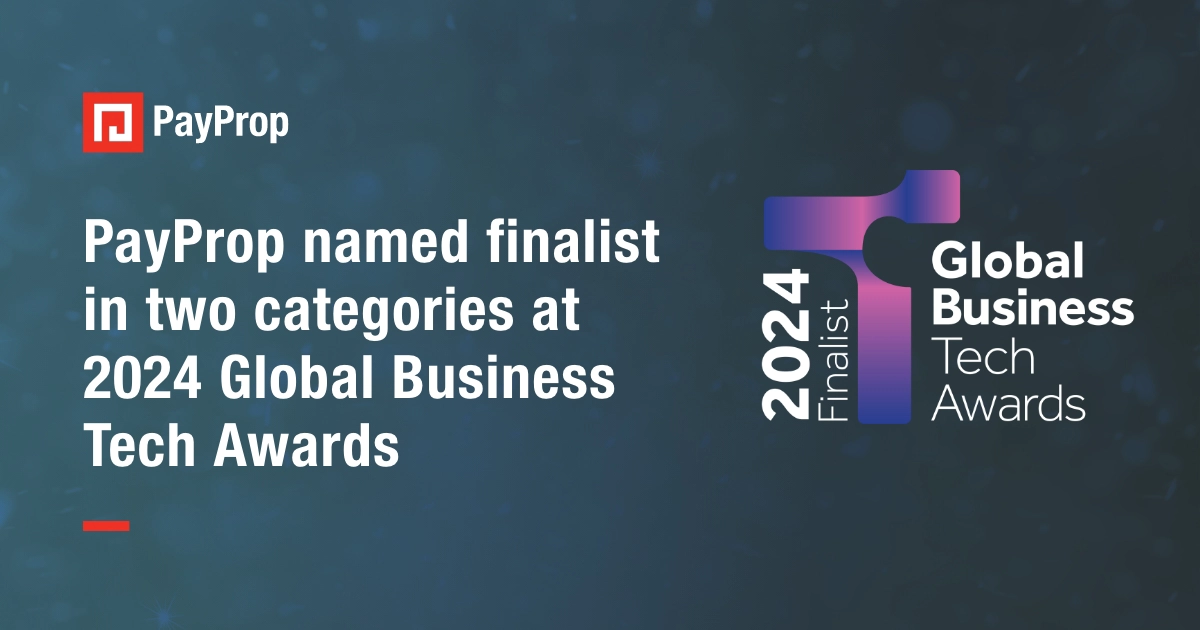 PayProp named finalist in two categories at 2024 Global Business Tech ...