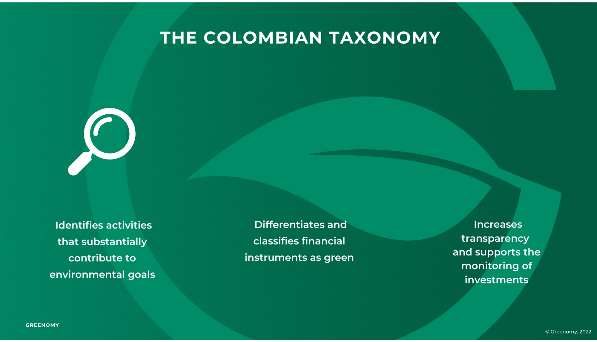 Colombia’s Green Taxonomy: a First in Latin America