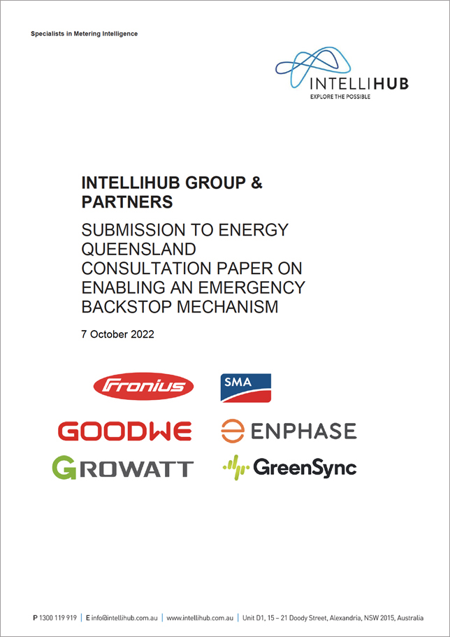 Submission: Enabling an Emergency Backstop Mechanism in Queensland ...