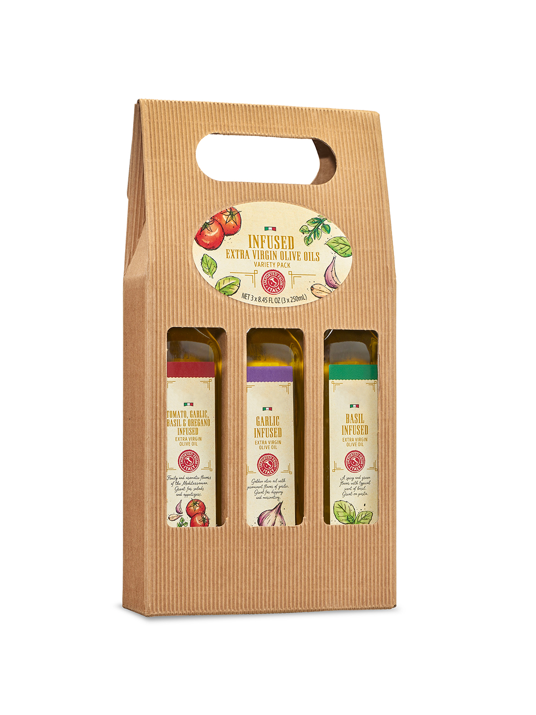 Mediterranean Flavors Corrugated case | Tuscany Private Label