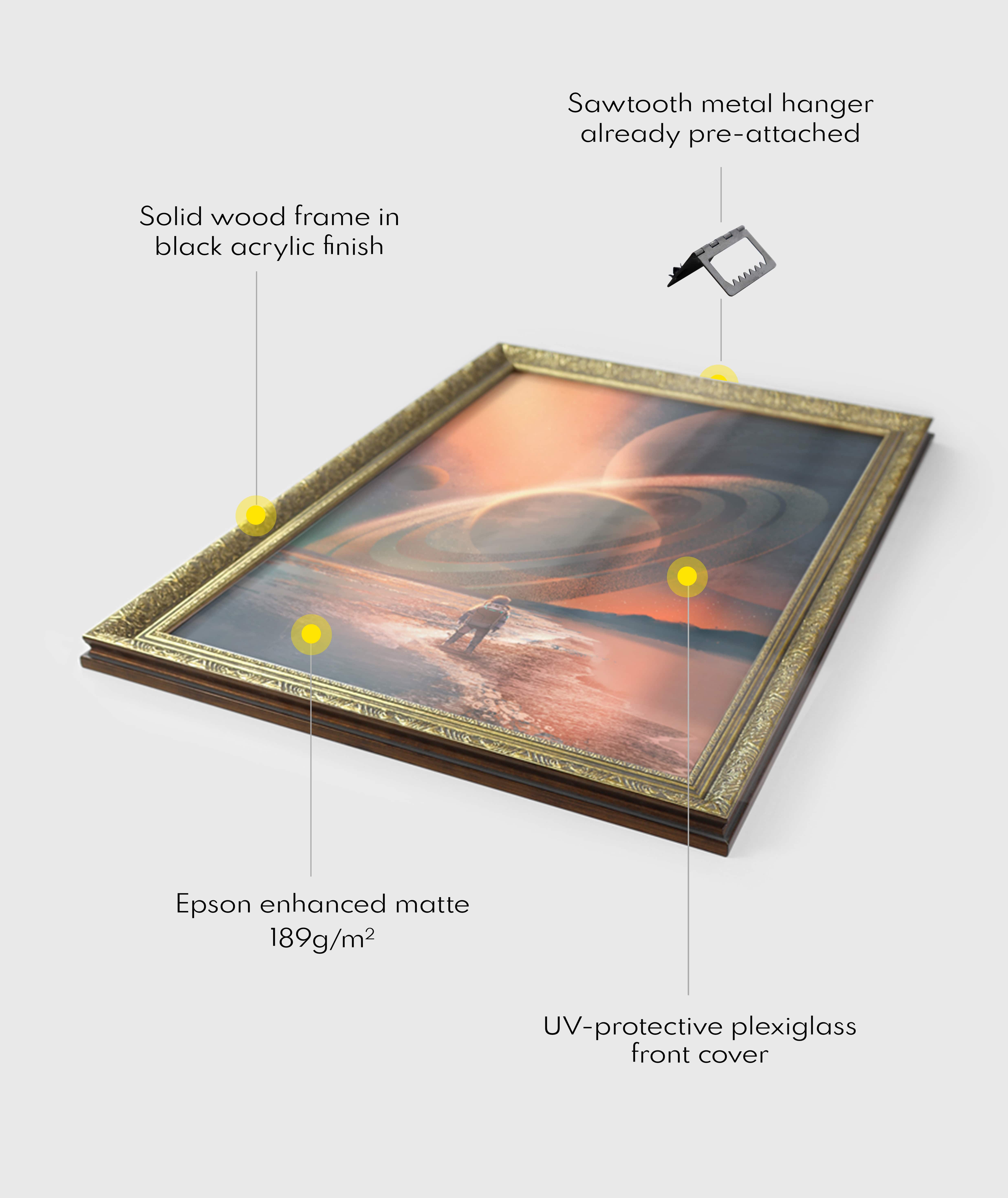 Bronze Frame Matte Poster | Printseekers‏‏‎‏‏‎‏‏‎‏‏‎‏‏‎‏‏‎