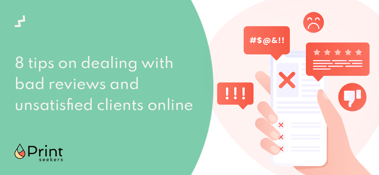 8 tips on dealing with bad reviews