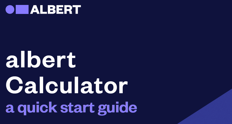 albert Toolkit Quick Start Guide