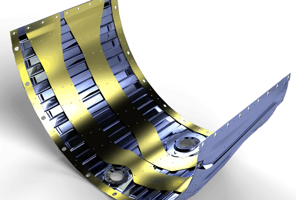 Aircraft Feet and Mylar Design Drawing | CAD / CAM Services INC.