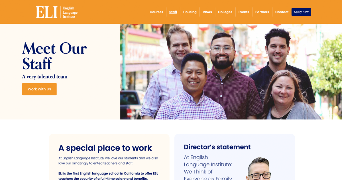 Meet Our Teachers & Staff | English Language Institute, San Francisco