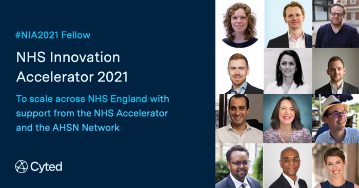 Cyted to join the 2021 NHS Innovation Accelerator