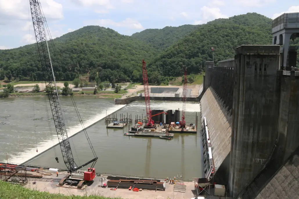 Bluestone Dam: Phase 5 Cofferdam | Brayman Construction