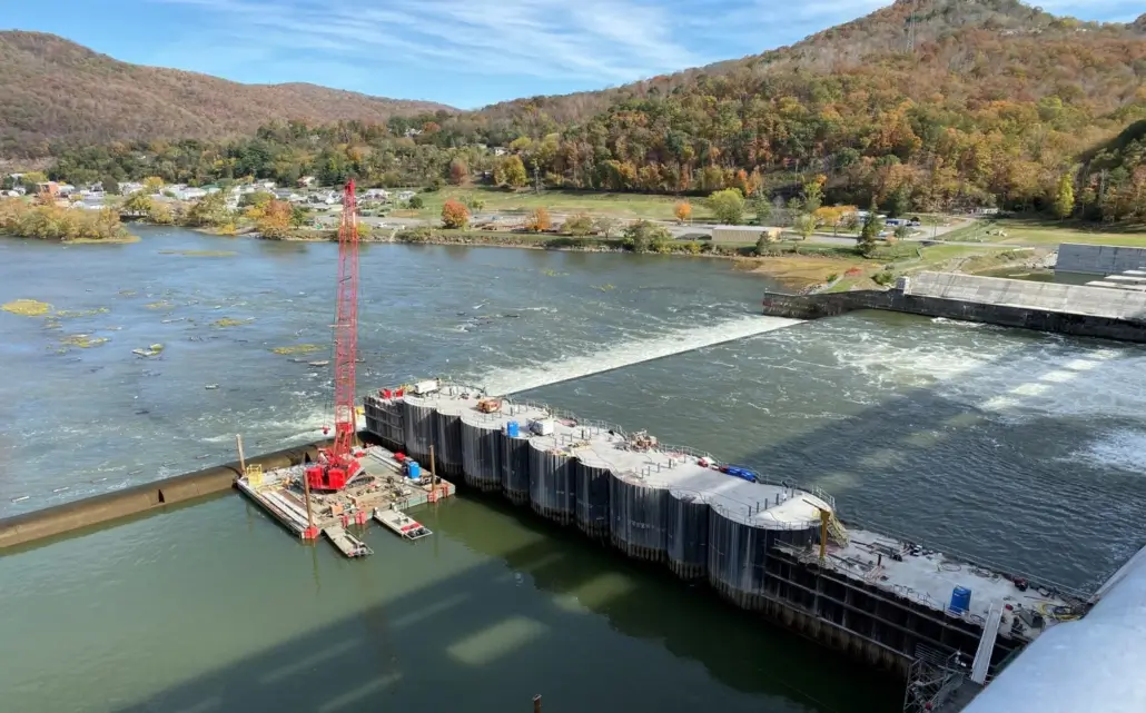 Bluestone Dam: Phase 5 Cofferdam | Brayman Construction