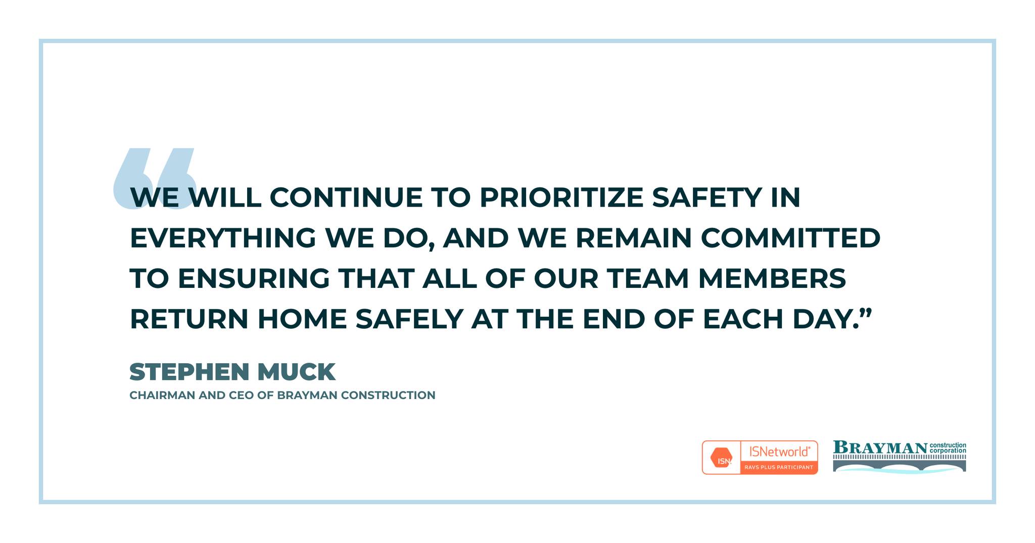 Brayman Construction Earns Coveted ISNETWorld RAVS Plus Safety ...