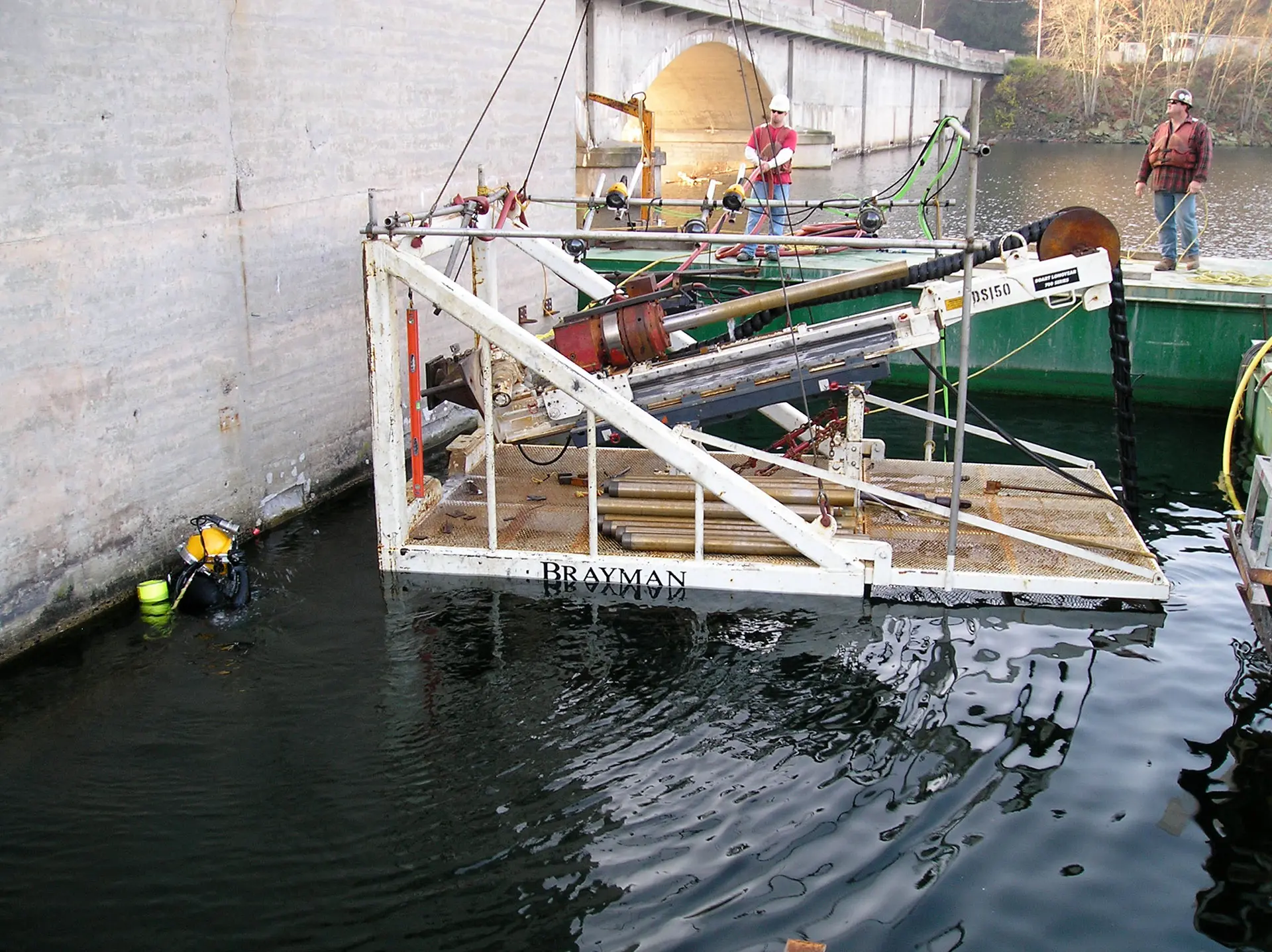 High Capacity Dam Anchors | Brayman Construction