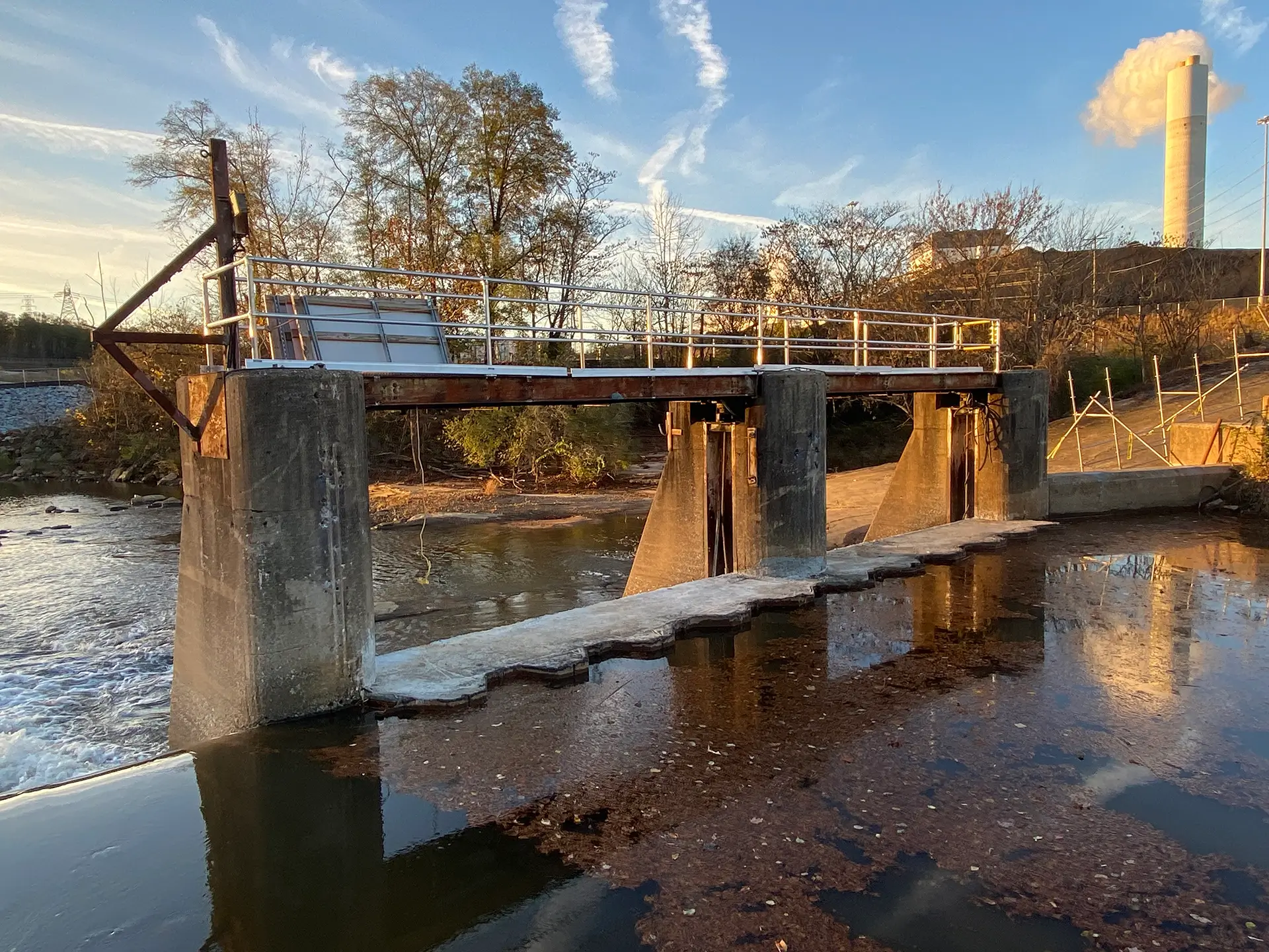 Cliffside CCP Low Head Dam Modifications | Brayman Construction