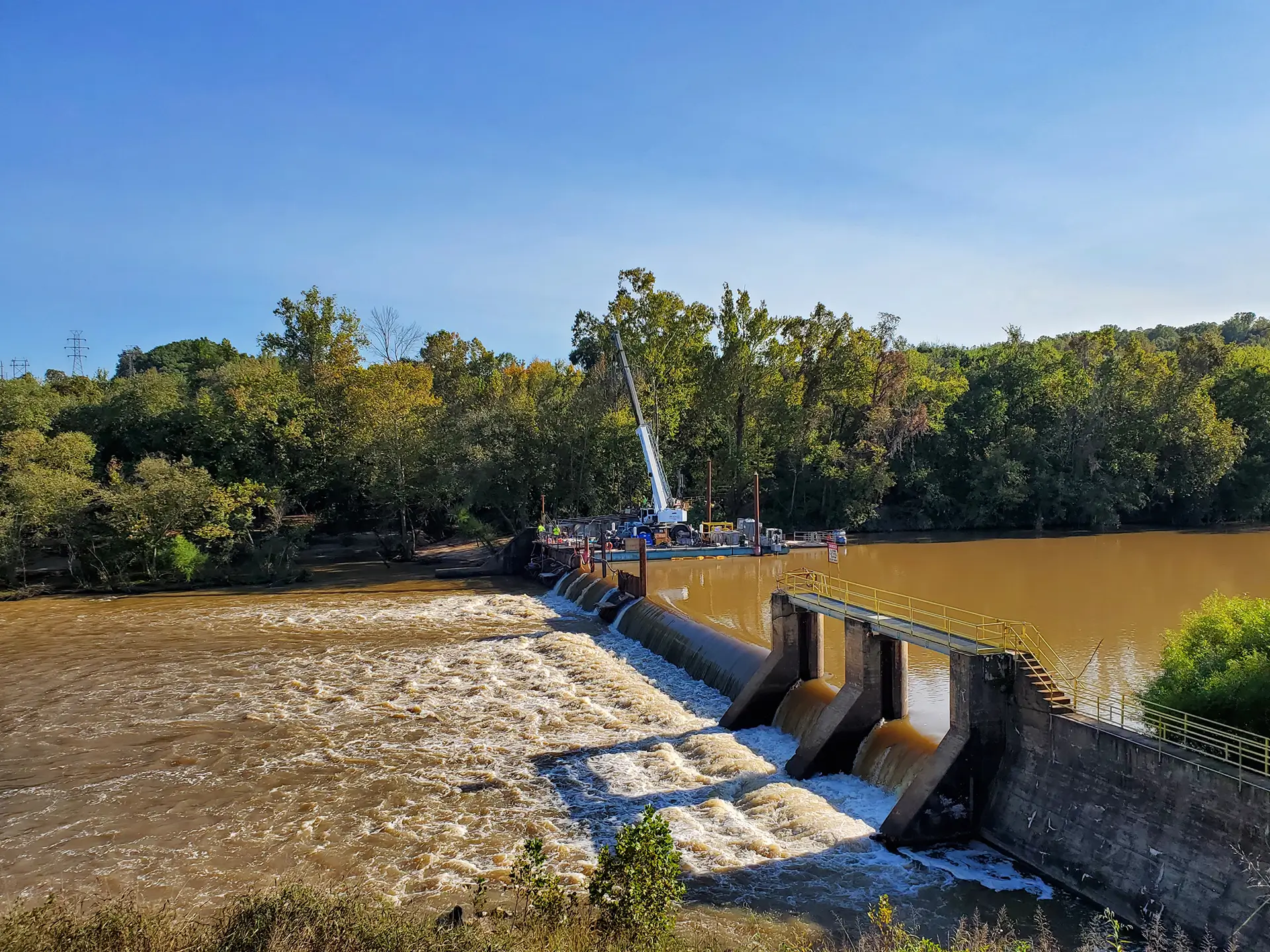 Dan River CCP Low Head Dam Modifications | Brayman Construction