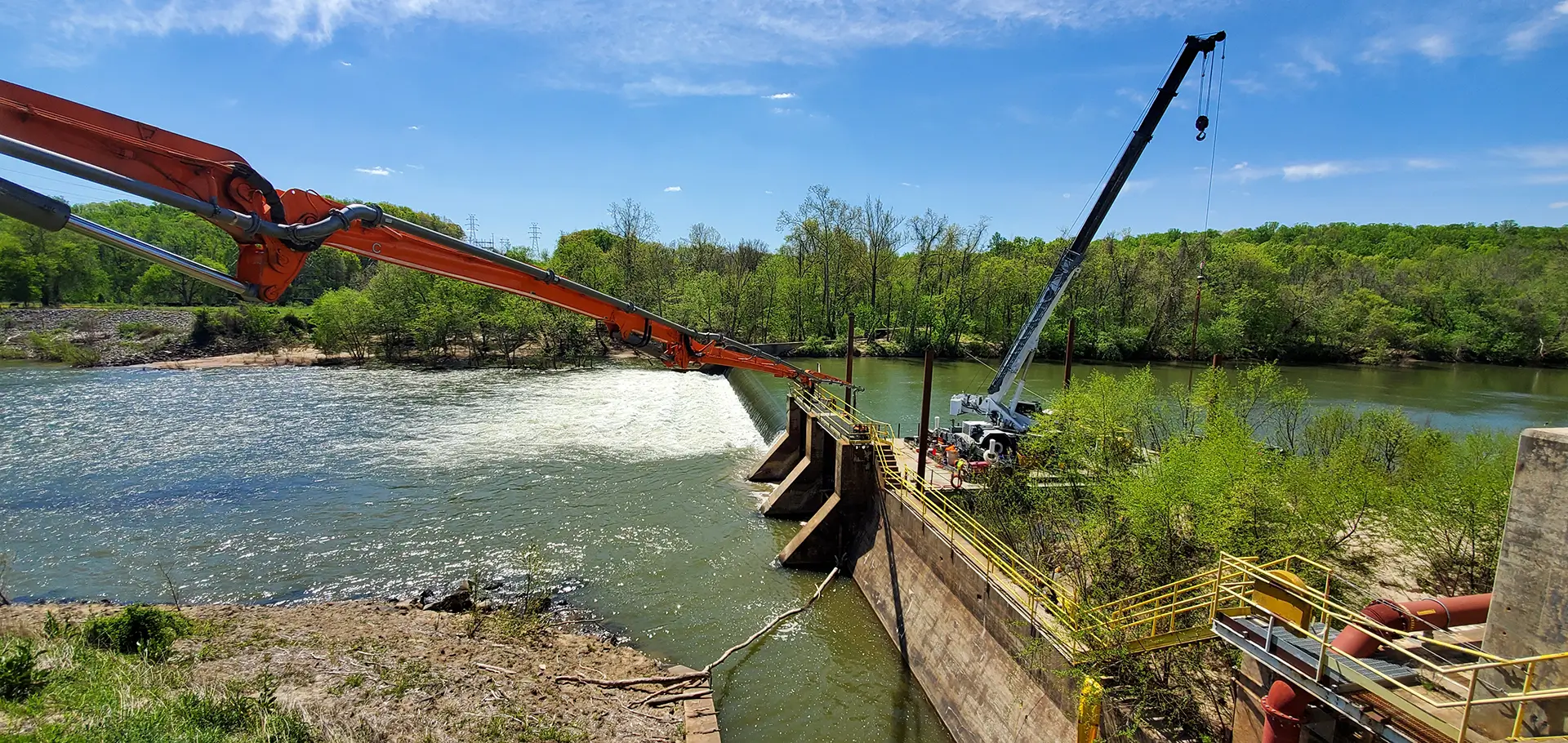 Dan River CCP Low Head Dam Modifications | Brayman Construction