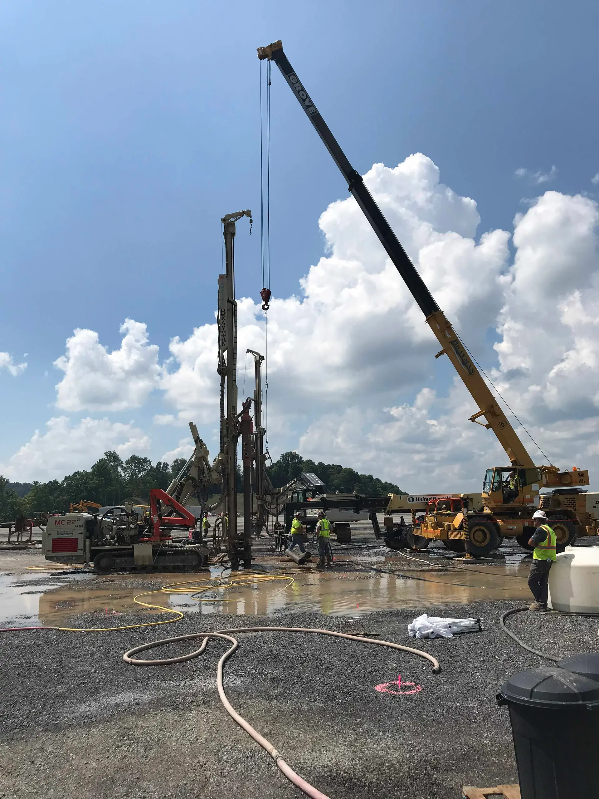 Smithburg Micropiles | Brayman Construction