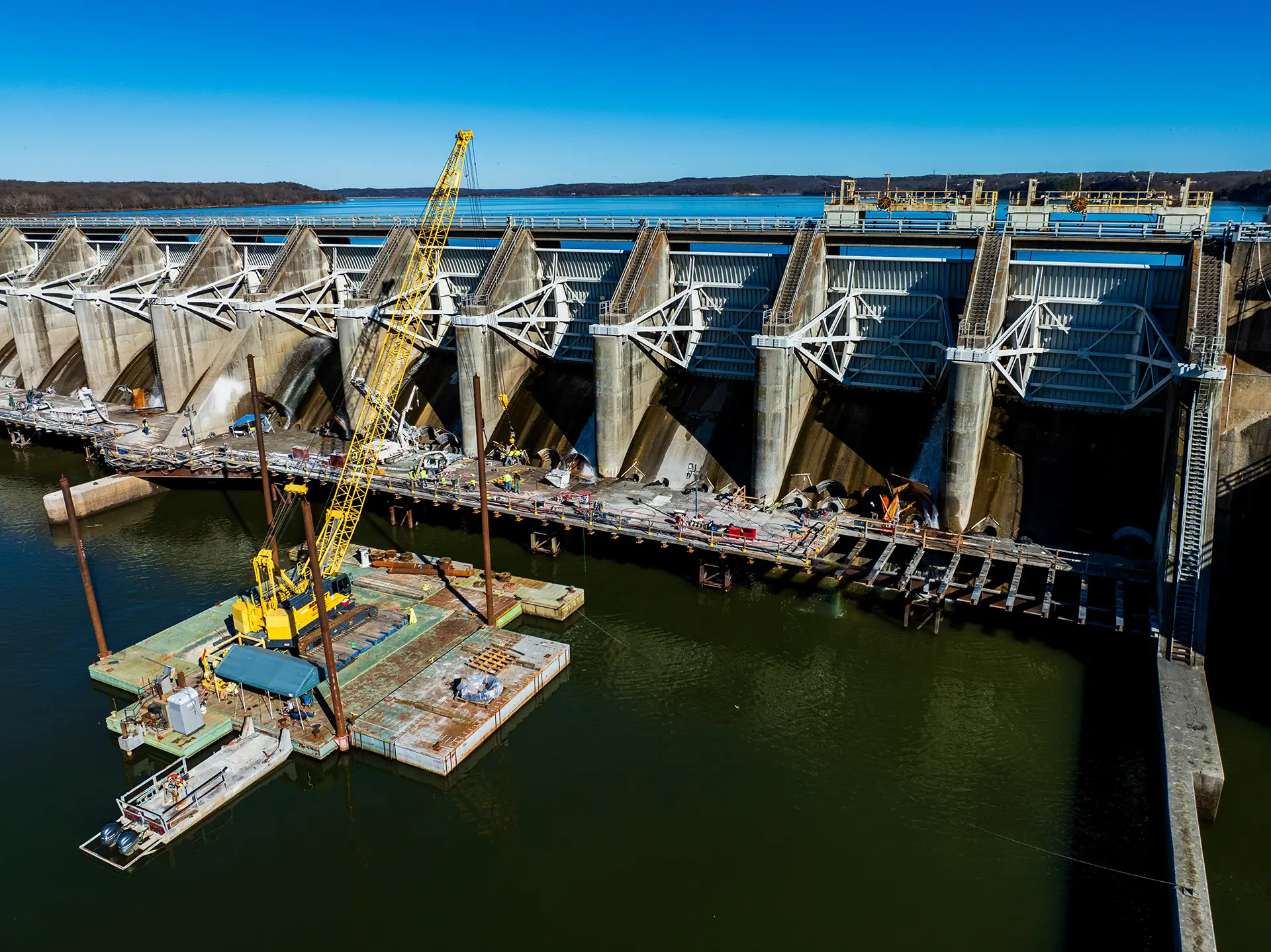 Kerr Dam Spillway Stabilization | Brayman Construction