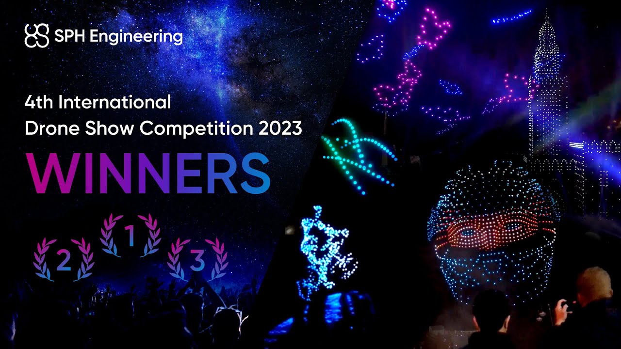 SPH Engineering Announced 22 Winners of the 4th International Drone Show Competition