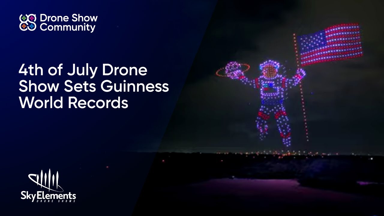 Setting Guinness World Records with Spectacular 4th of July Drone Show