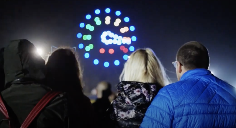 Drone Show Illuminates “333” Drag Race Award Ceremony