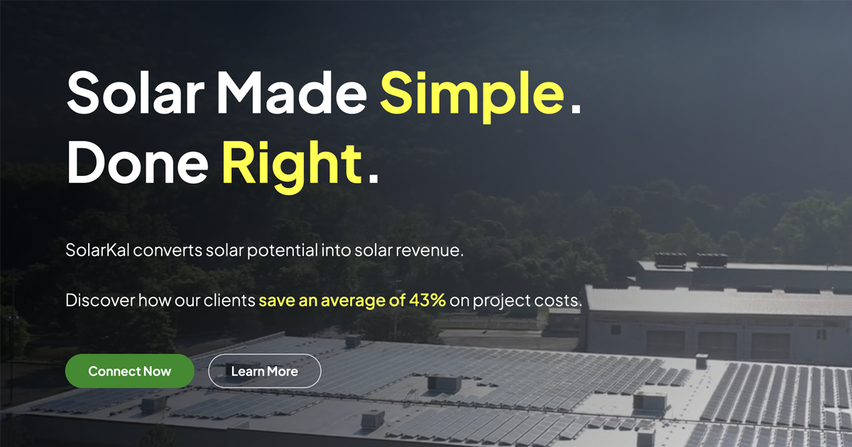SolarKal: Leading Commercial Solar Company | Renewable Energy Solutions