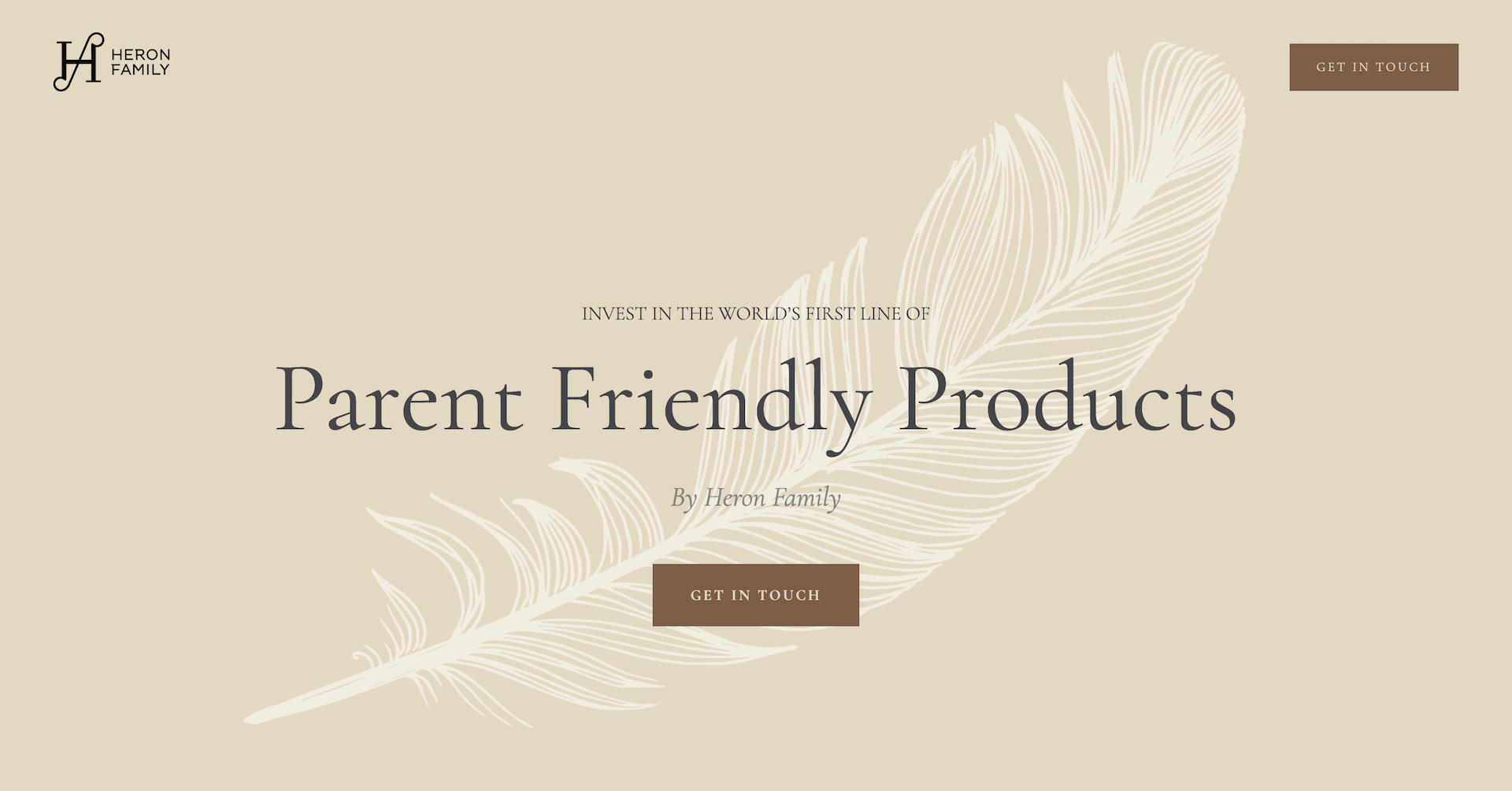 Heron Family - Parent Friendly Products