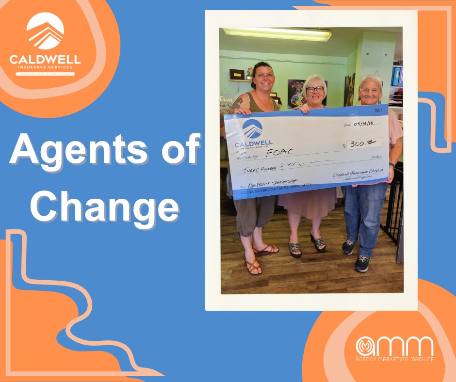 Caldwell Insurance Services Raises $300 for Friends of the Animal ...